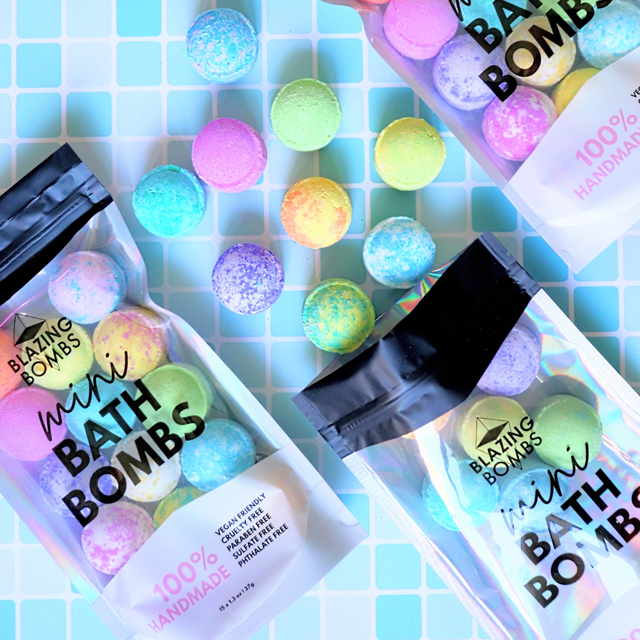 Assorted Mini Bath Bombs | Vegan and Kid Friendly – Blazing Bombs Store